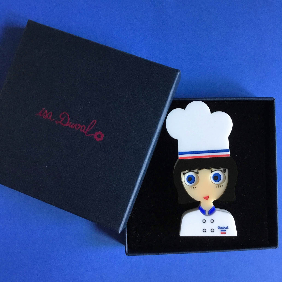 CHEF RACHEL Customizable Acrylic brooch – Isa Duval